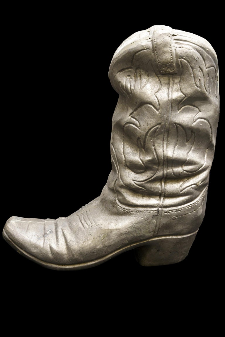 Metal Cowboy Boot at 1stDibs