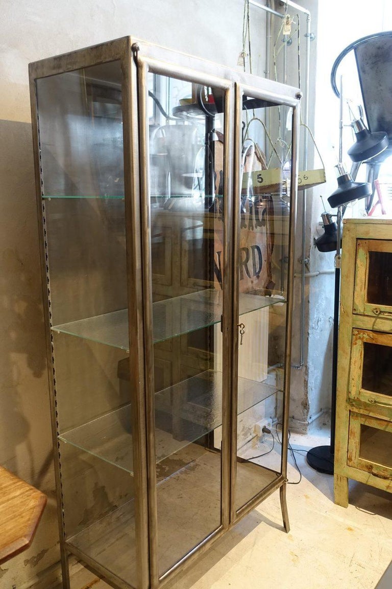 Metal Display Cabinet-Midcentury France at 1stDibs