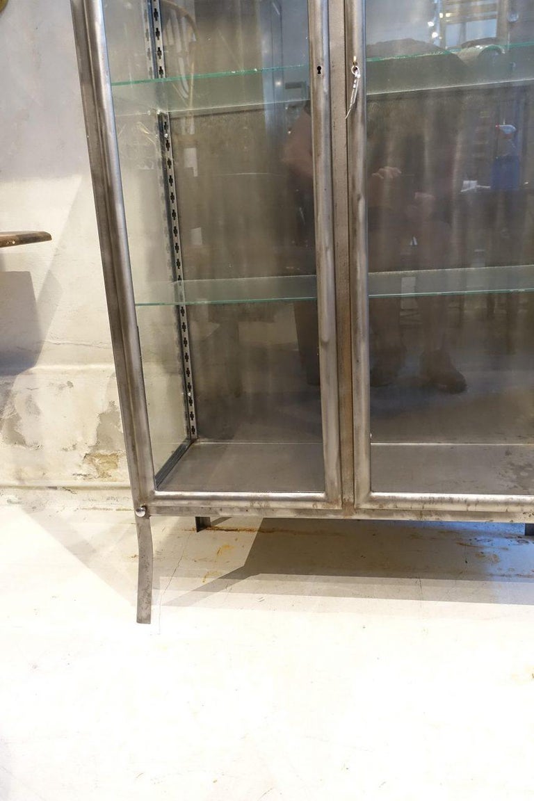 Metal Display Cabinet-Midcentury France at 1stDibs