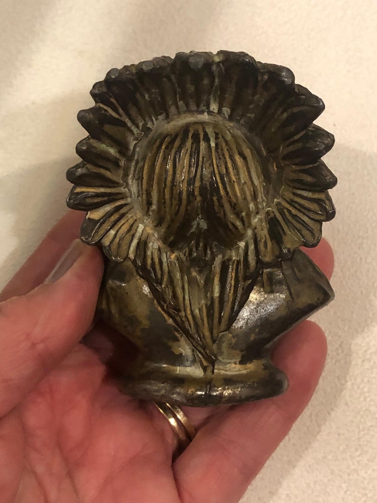 Metal Indian Sculpture For Sale at 1stDibs