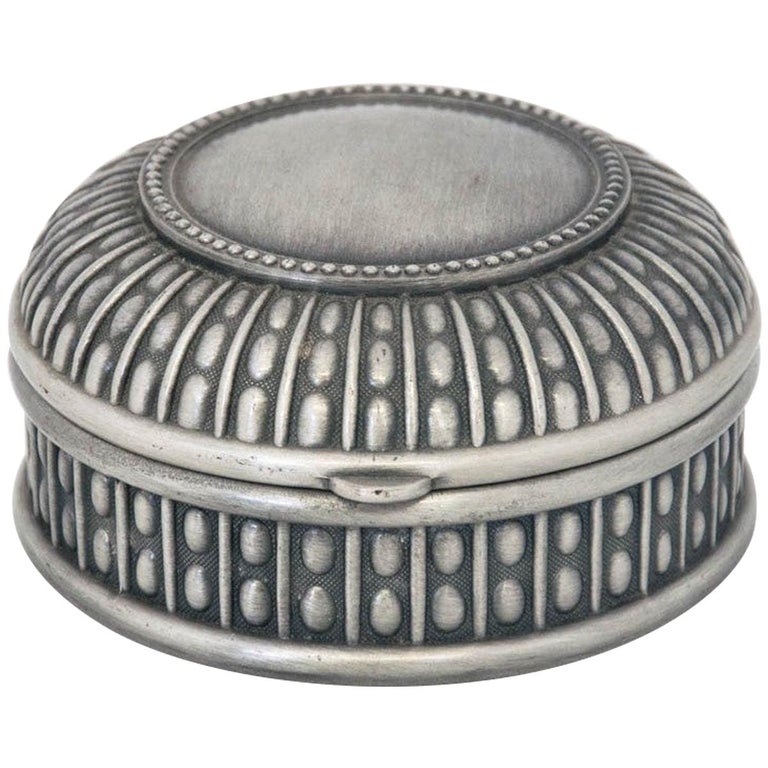 Metal Jewelry Box at 1stDibs