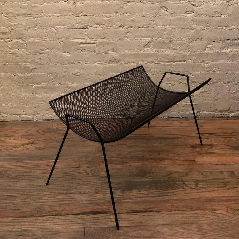 Metal Mesh Magazine Holder by Sol Bloom for New Dimensions at 1stDibs