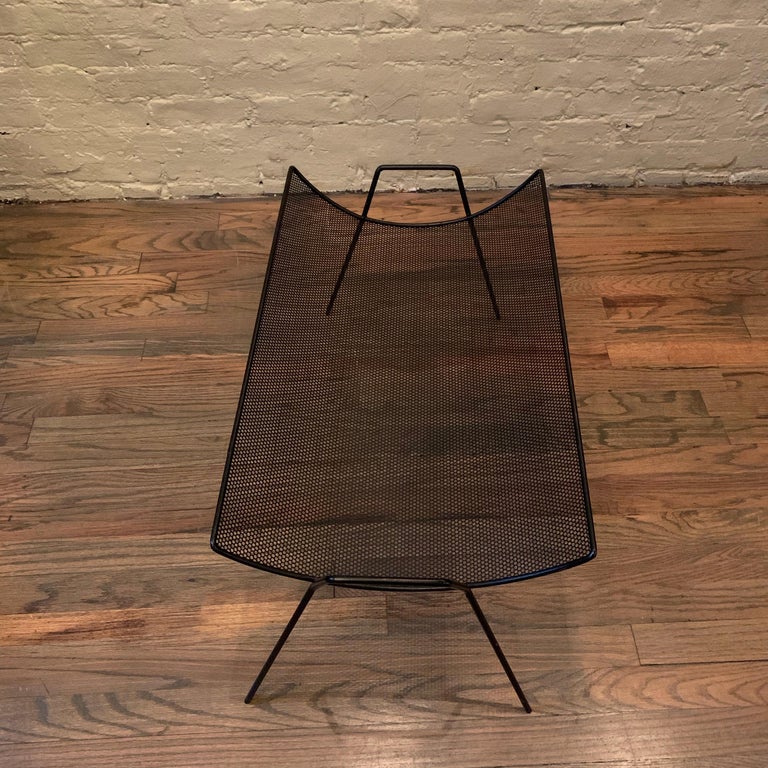 Metal Mesh Magazine Holder by Sol Bloom for New Dimensions at 1stDibs