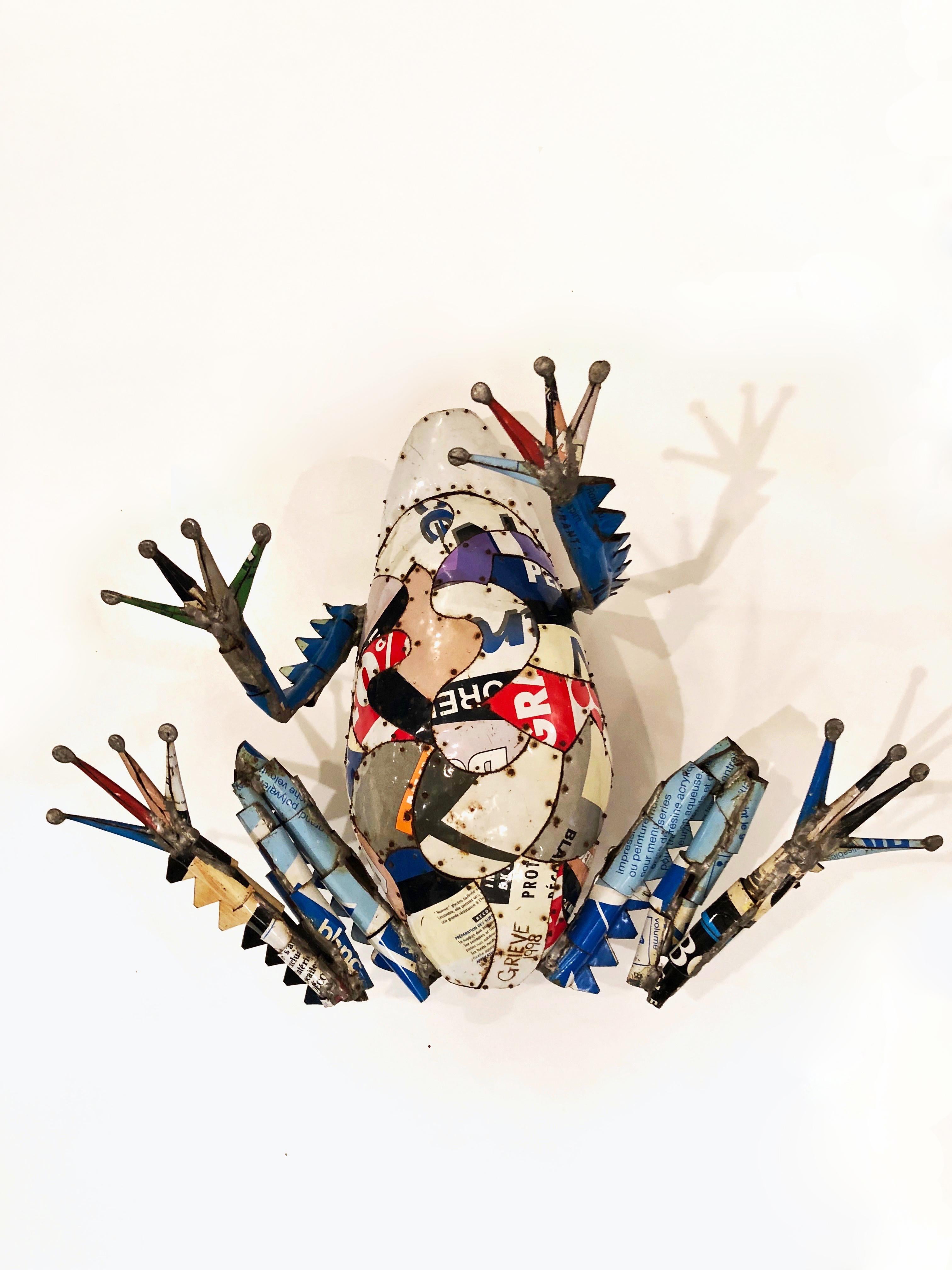 Metal Patchwork Sculpture by Artist Peter Grieve, USA, 1998 For Sale at ...