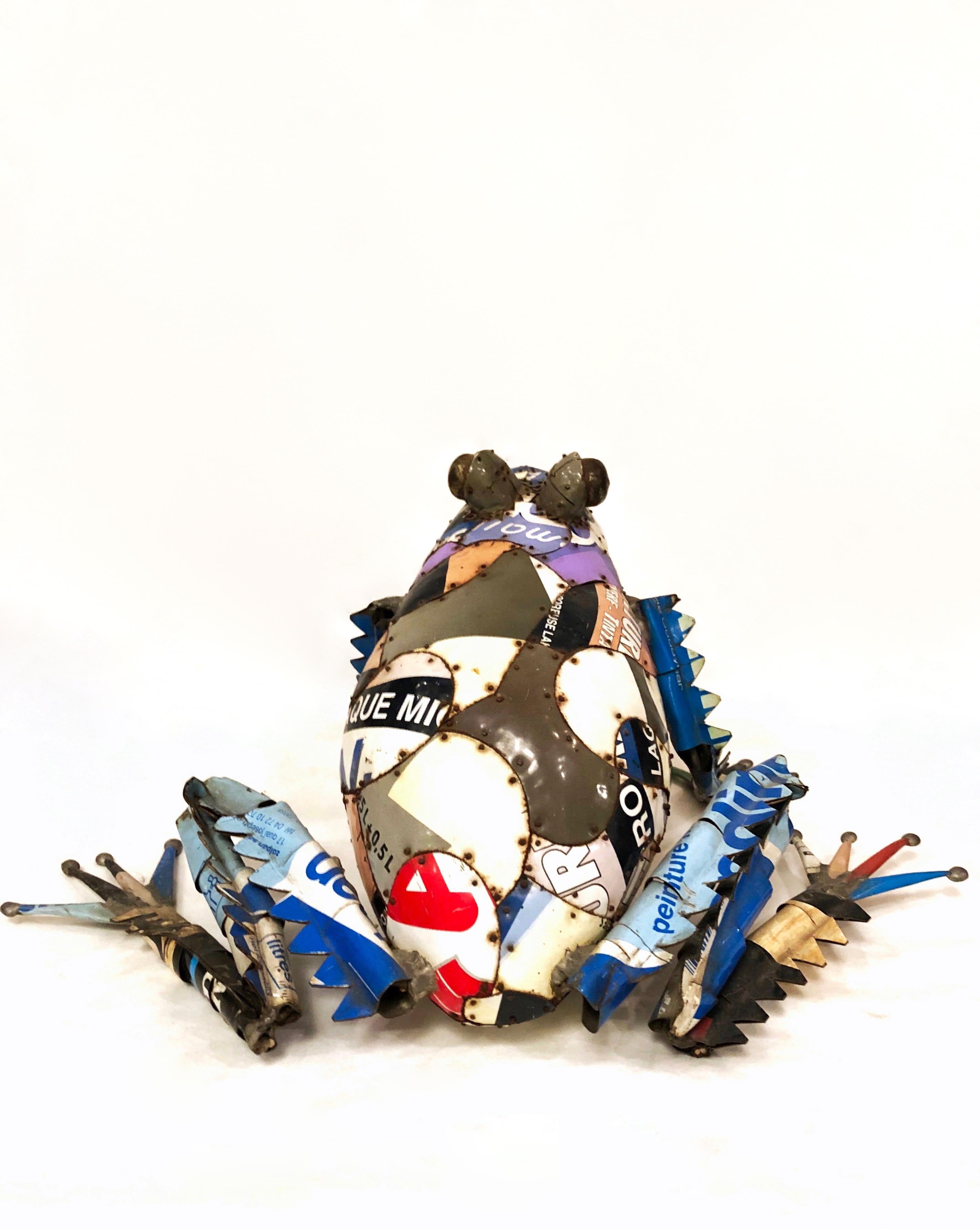 Metal Patchwork Sculpture by Artist Peter Grieve, USA, 1998 For Sale at ...