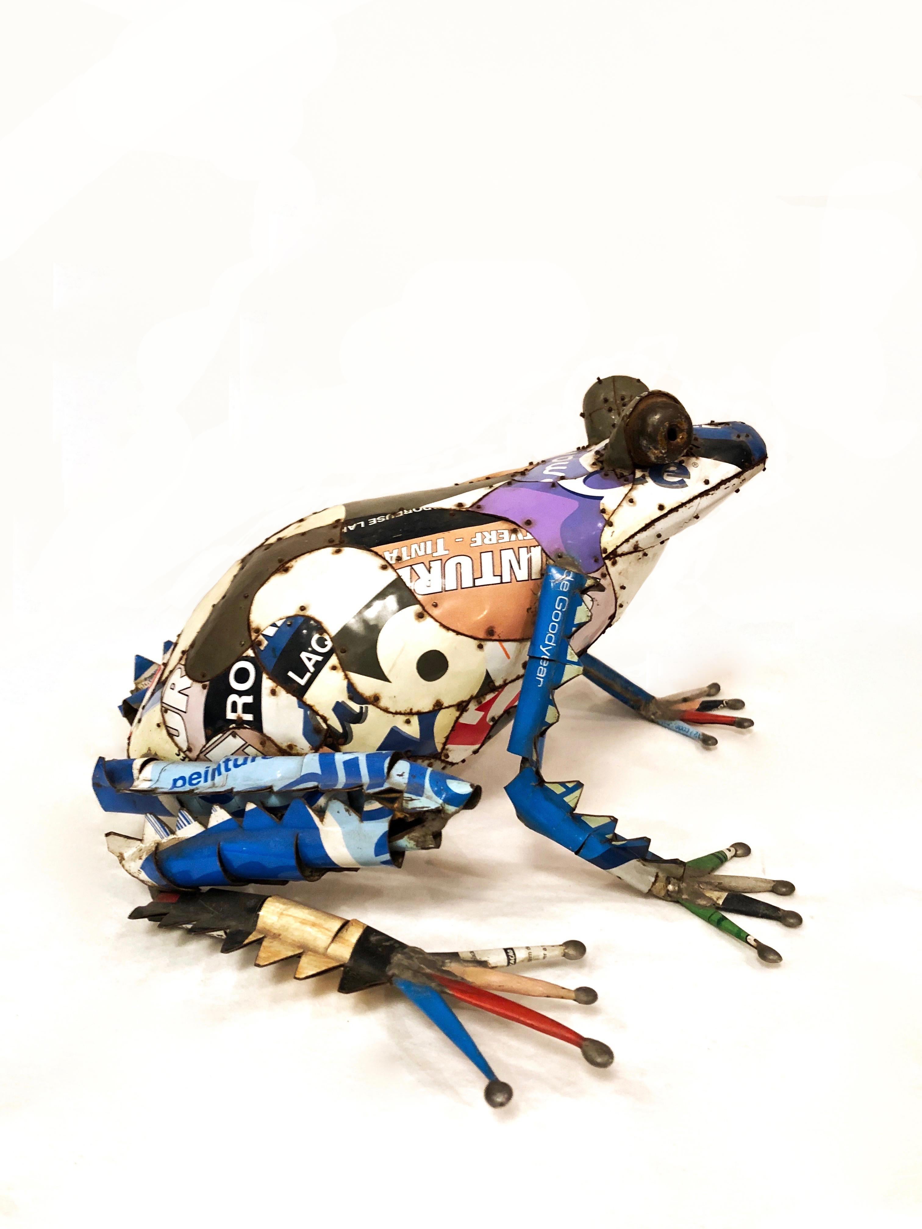 Metal Patchwork Sculpture by Artist Peter Grieve, USA, 1998 For Sale at ...