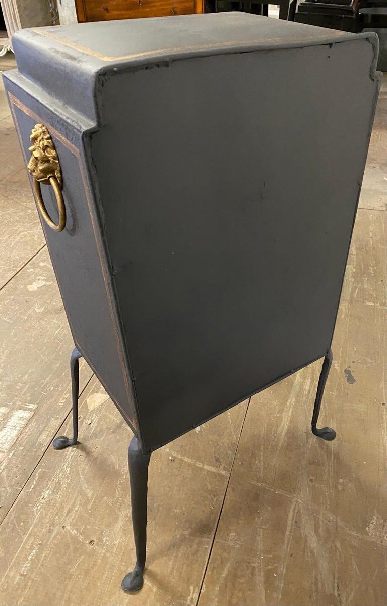 Metal Pie Safe Night Stand For Sale at 1stDibs