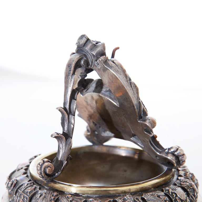 Metal Pocket Watch Stand with Coats of Arms German at 1stDibs | metal ...