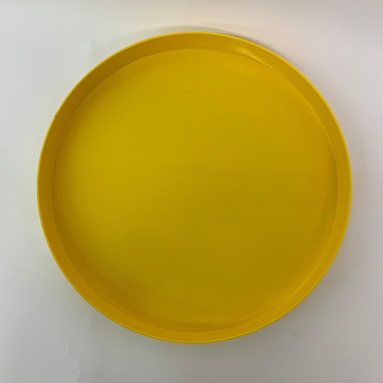 Metal Rosti Melamine Yellow Serving Tray Danish Design, 1970s For Sale ...