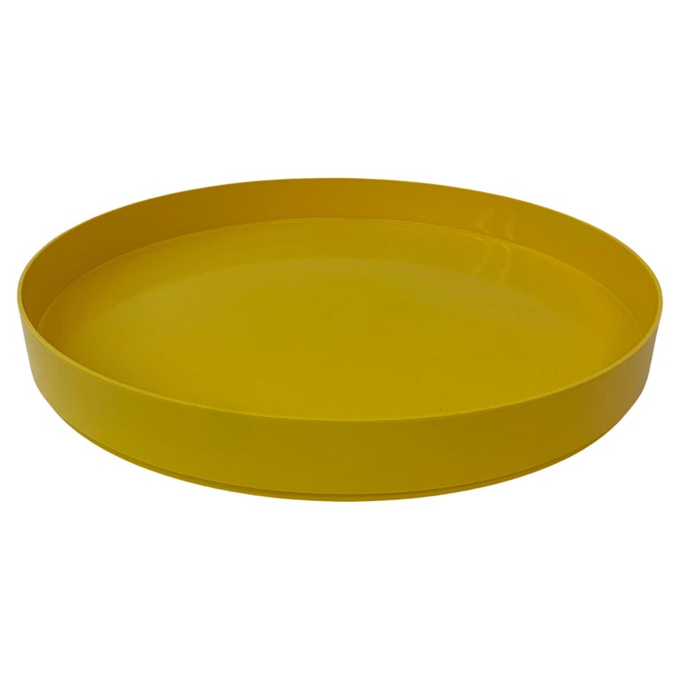 Metal Rosti Melamine Yellow Serving Tray Danish Design, 1970s For Sale ...