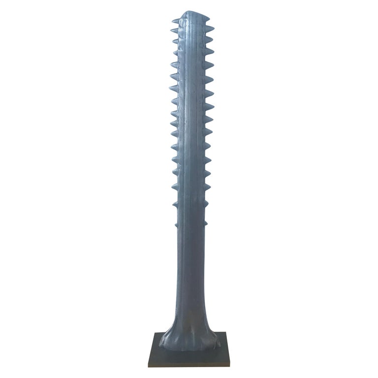 Metal Sawtooth Fish Bill on Steel Stand For Sale at 1stDibs