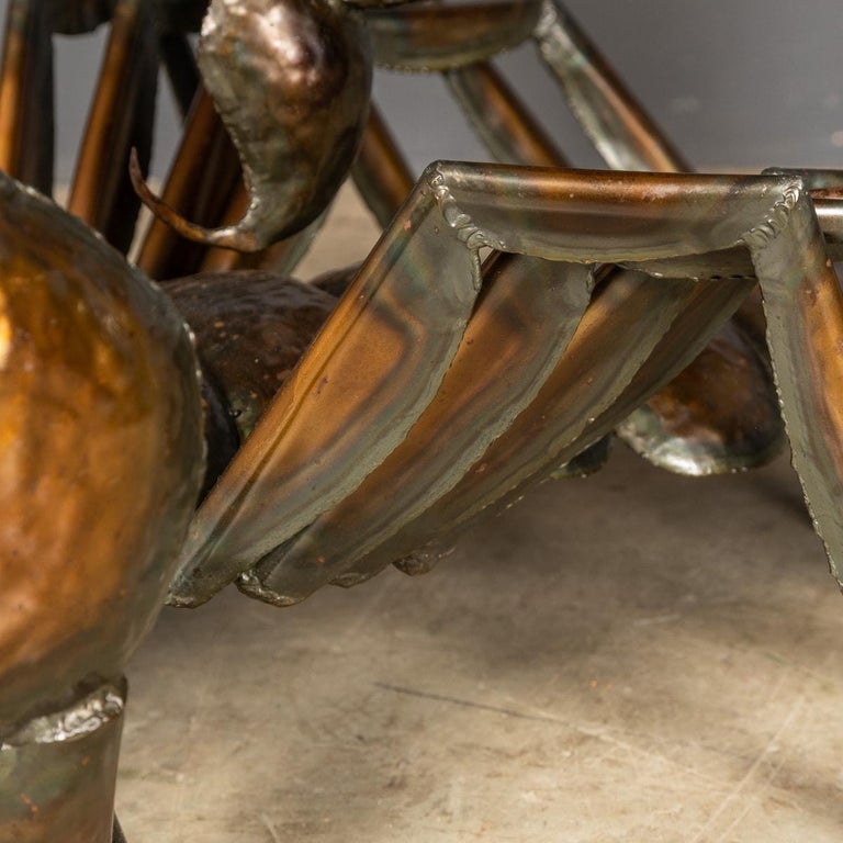 Metal Scorpion Shaped Coffee Table, c.1970 For Sale at 1stDibs