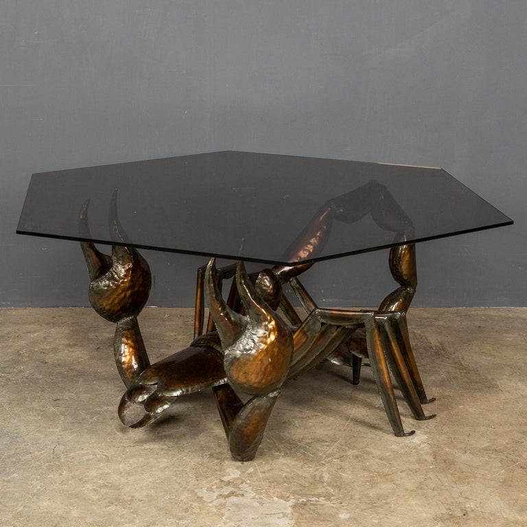 Metal Scorpion Shaped Coffee Table, c.1970 For Sale at 1stDibs