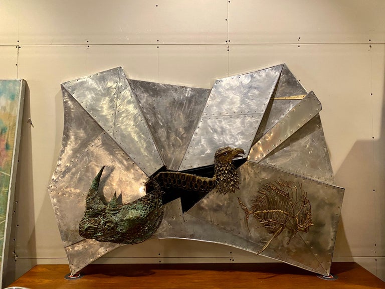 Metal Sculpture by Jacqui Von Honts For Sale at 1stDibs