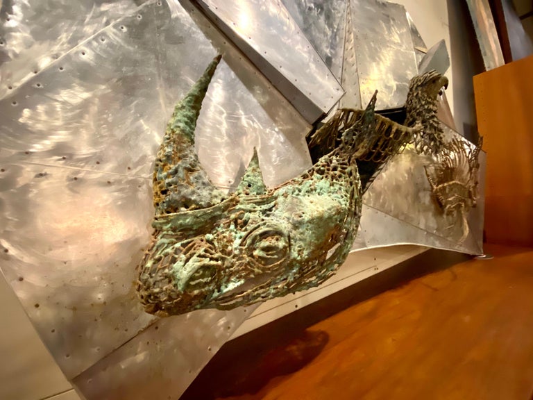 Metal Sculpture by Jacqui Von Honts For Sale at 1stDibs