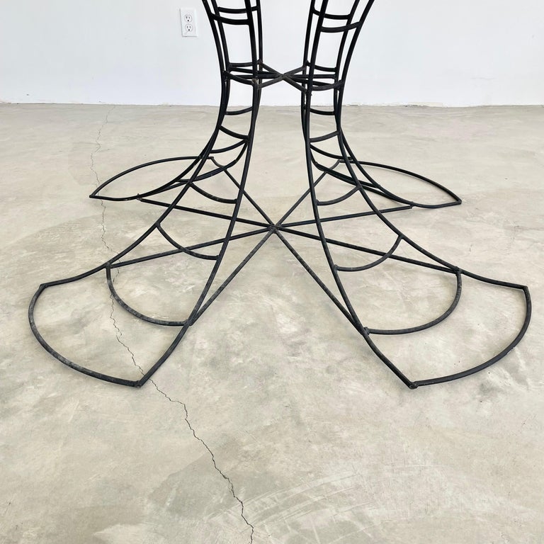 Metal Spider Web Table, 1980s USA For Sale at 1stDibs