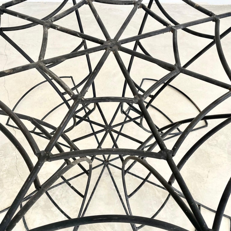 Metal Spider Web Table, 1980s USA For Sale at 1stDibs