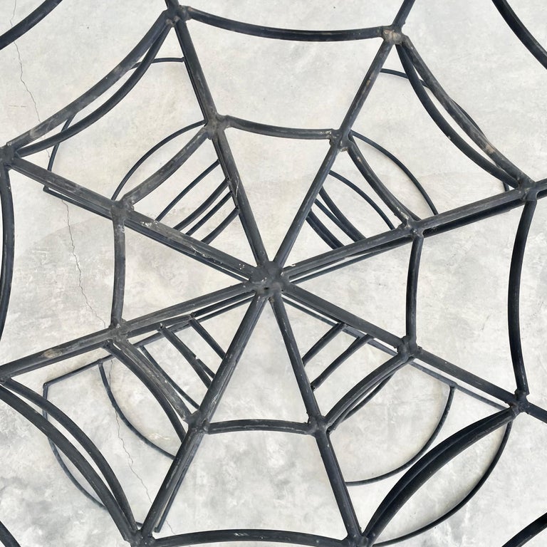 Metal Spider Web Table, 1980s USA For Sale at 1stDibs