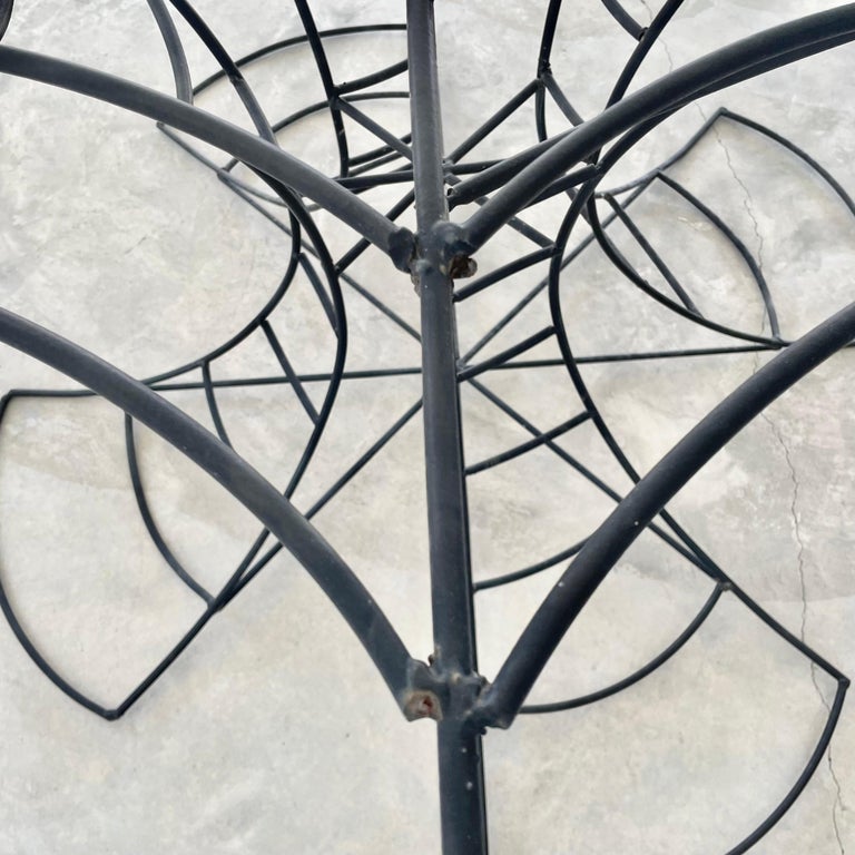 Metal Spider Web Table, 1980s USA For Sale at 1stDibs