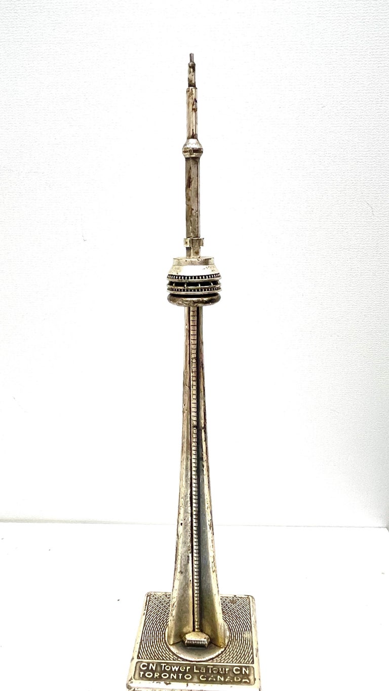 Metal Toronto Tower Scale Design Models, Vintage Canada For Sale at 1stDibs