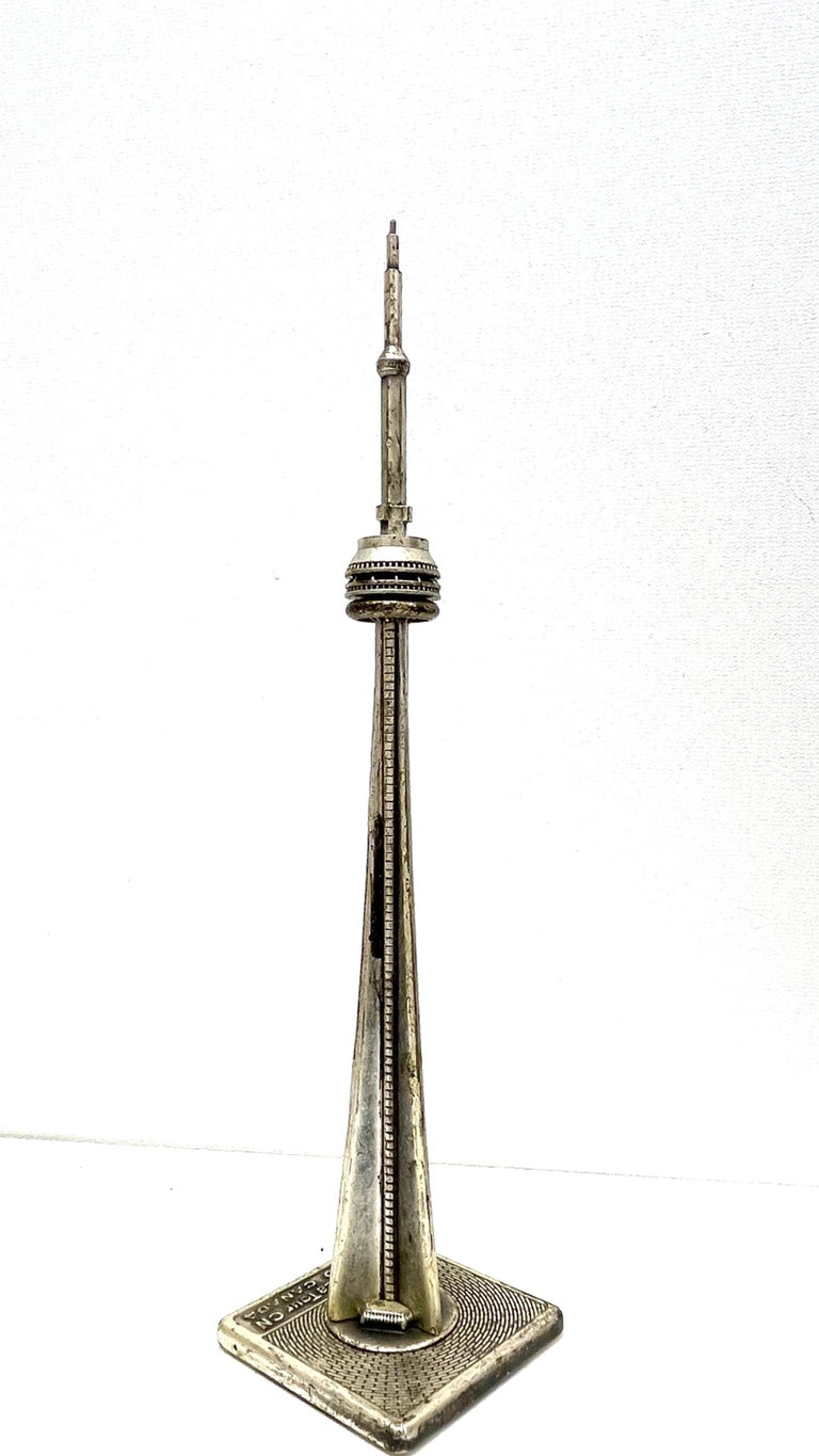 Metal Toronto Tower Scale Design Models, Vintage Canada For Sale at 1stDibs