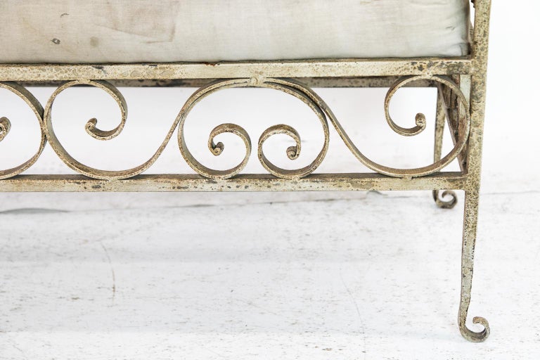 Metal Two-Arm Bench For Sale at 1stDibs | metal bench arms