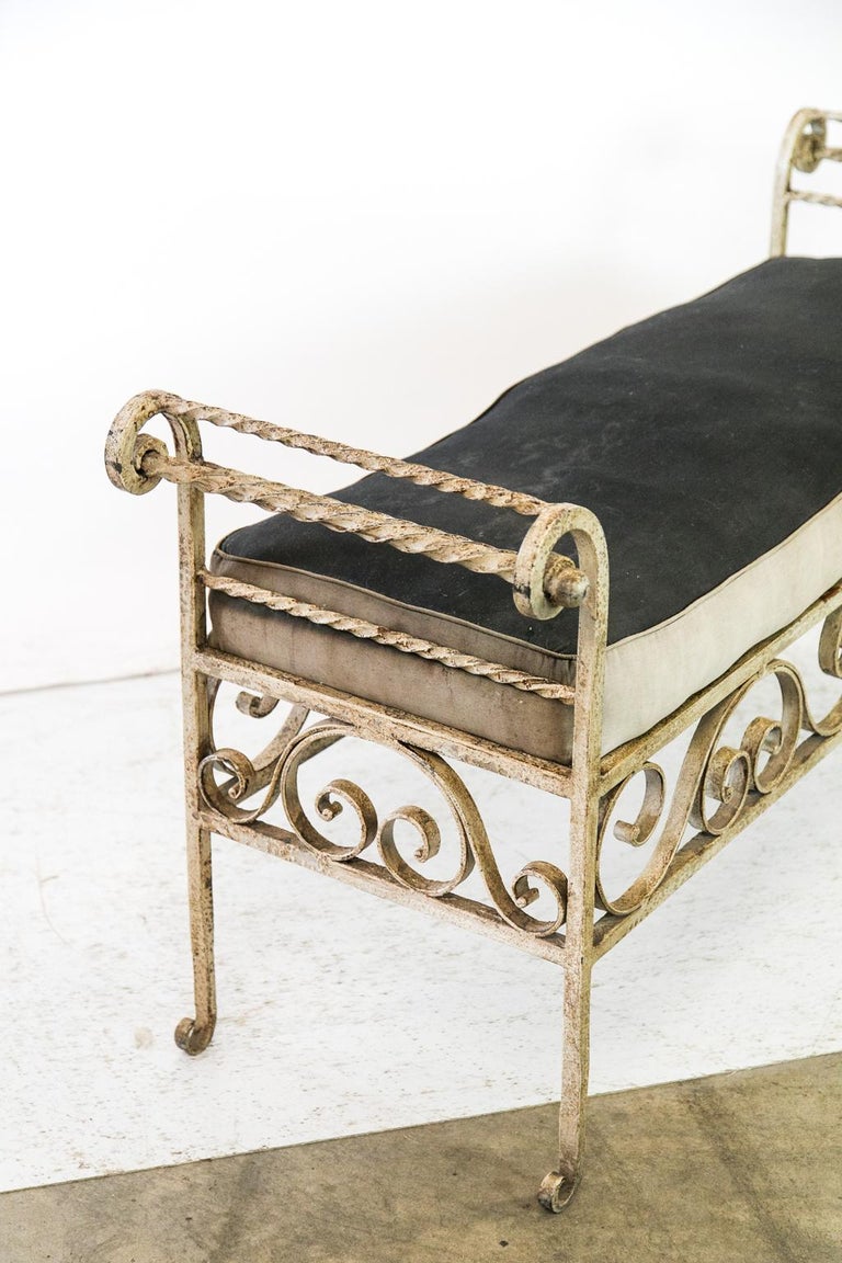 Metal Two-Arm Bench For Sale at 1stDibs | metal bench arms