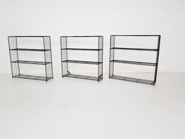 Metal Wire Room Divider or Bookcase by Tjerk Reijenga for Pilastro ...