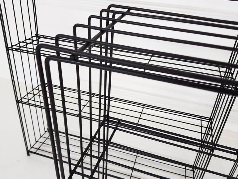 Metal Wire Room Divider or Bookcase by Tjerk Reijenga for Pilastro ...