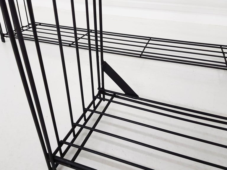 Metal Wire Room Divider or Bookcase by Tjerk Reijenga for Pilastro ...