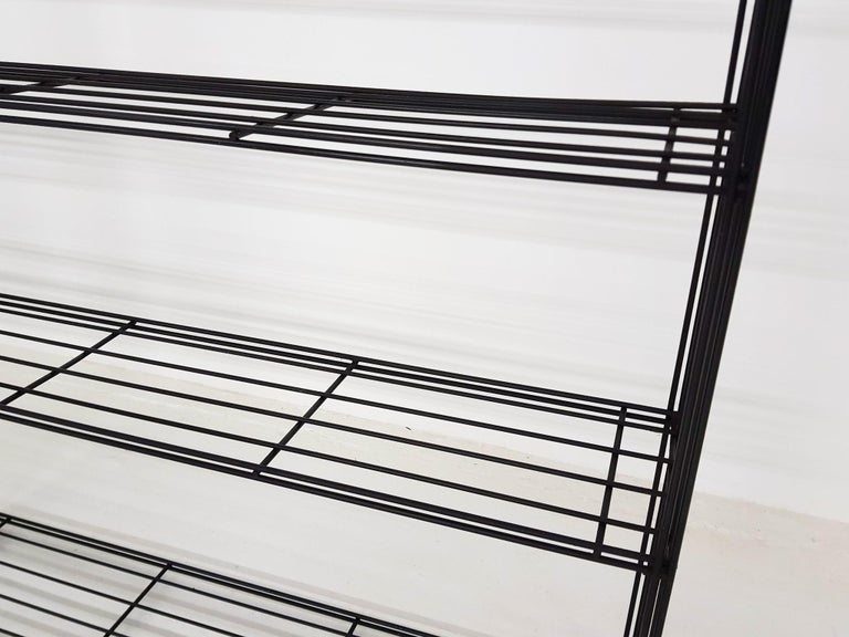Metal Wire Room Divider or Bookcase by Tjerk Reijenga for Pilastro ...