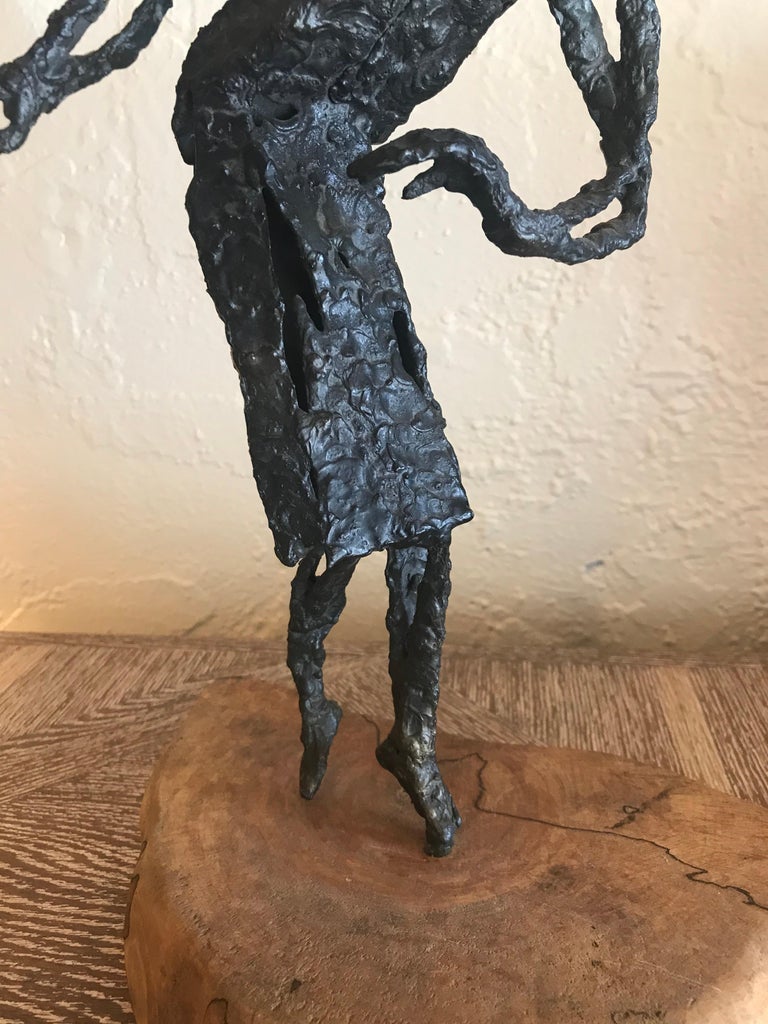 Metal Woman Sculpture For Sale at 1stDibs
