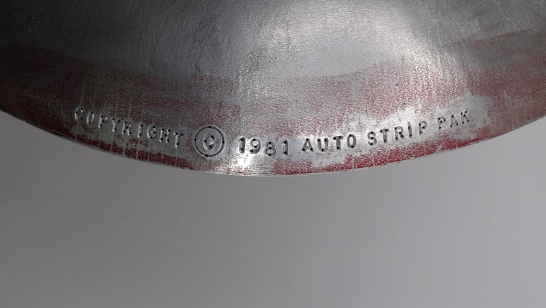 Metallic 'Angry Face' Sculpture For Sale at 1stDibs