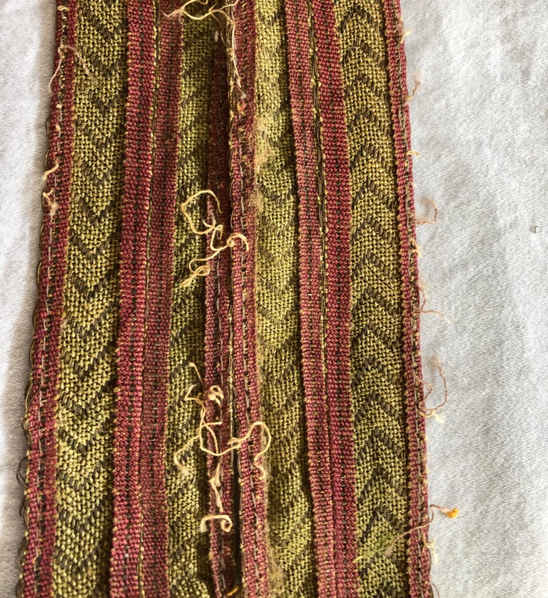 Metallic Threads Antique Textile Decorative Trim For Sale at 1stDibs
