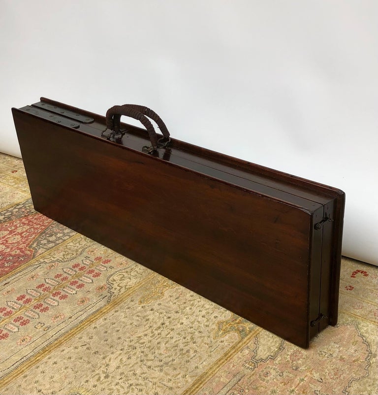 Metamorphic Telescopic Campaign Field Table / Equestrian Table, 19th ...