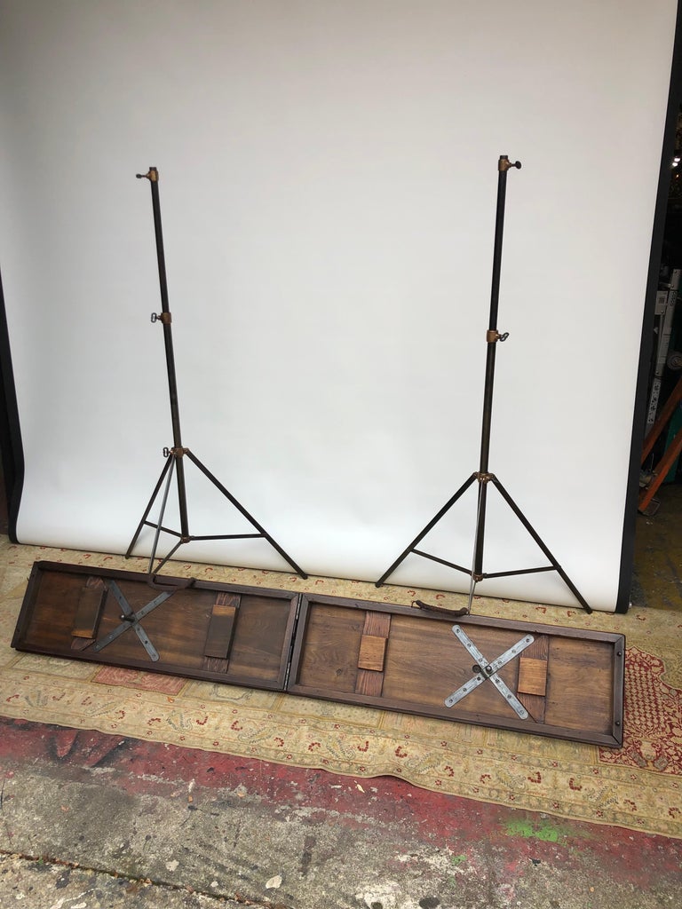 Metamorphic Telescopic Campaign Field Table / Equestrian Table, 19th ...