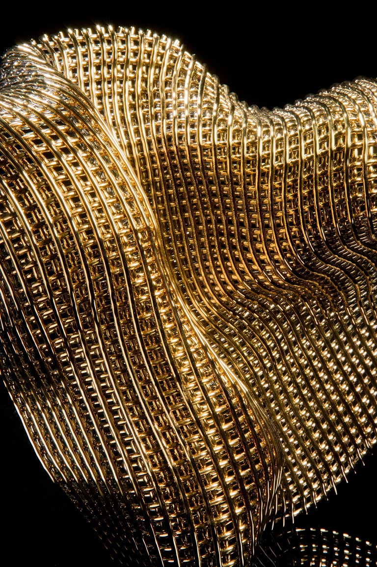 Metamorphosis I, a Unique Gold and Glass Sculpture by Cathryn Shilling ...