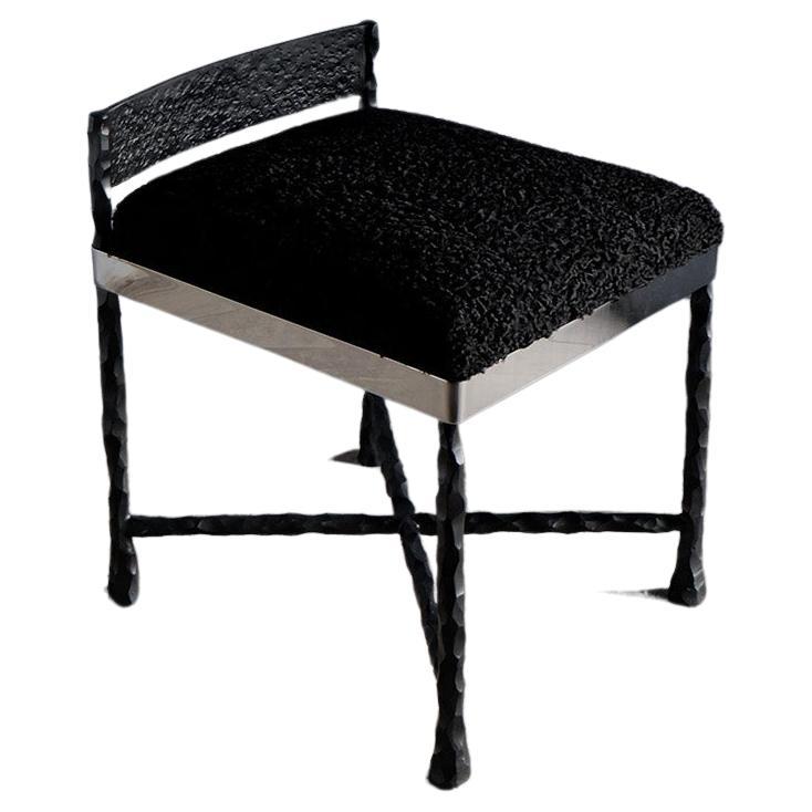 Anemone Contemporary Soft Chair in Alpaca Fur and Wood Veneer by Brandi ...