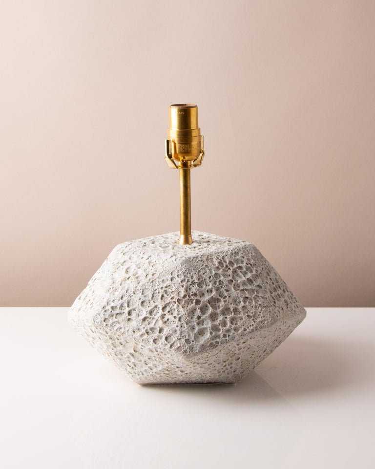 Meteor - Textured White Ceramic Table Lamp For Sale at 1stDibs | white ...