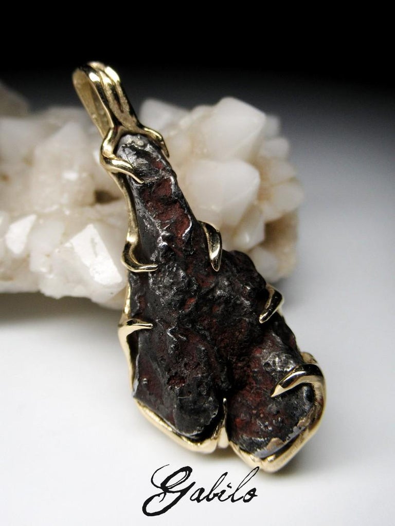 Meteorite Gold Necklace Gold Cosmos Jewelry For Sale at 1stDibs