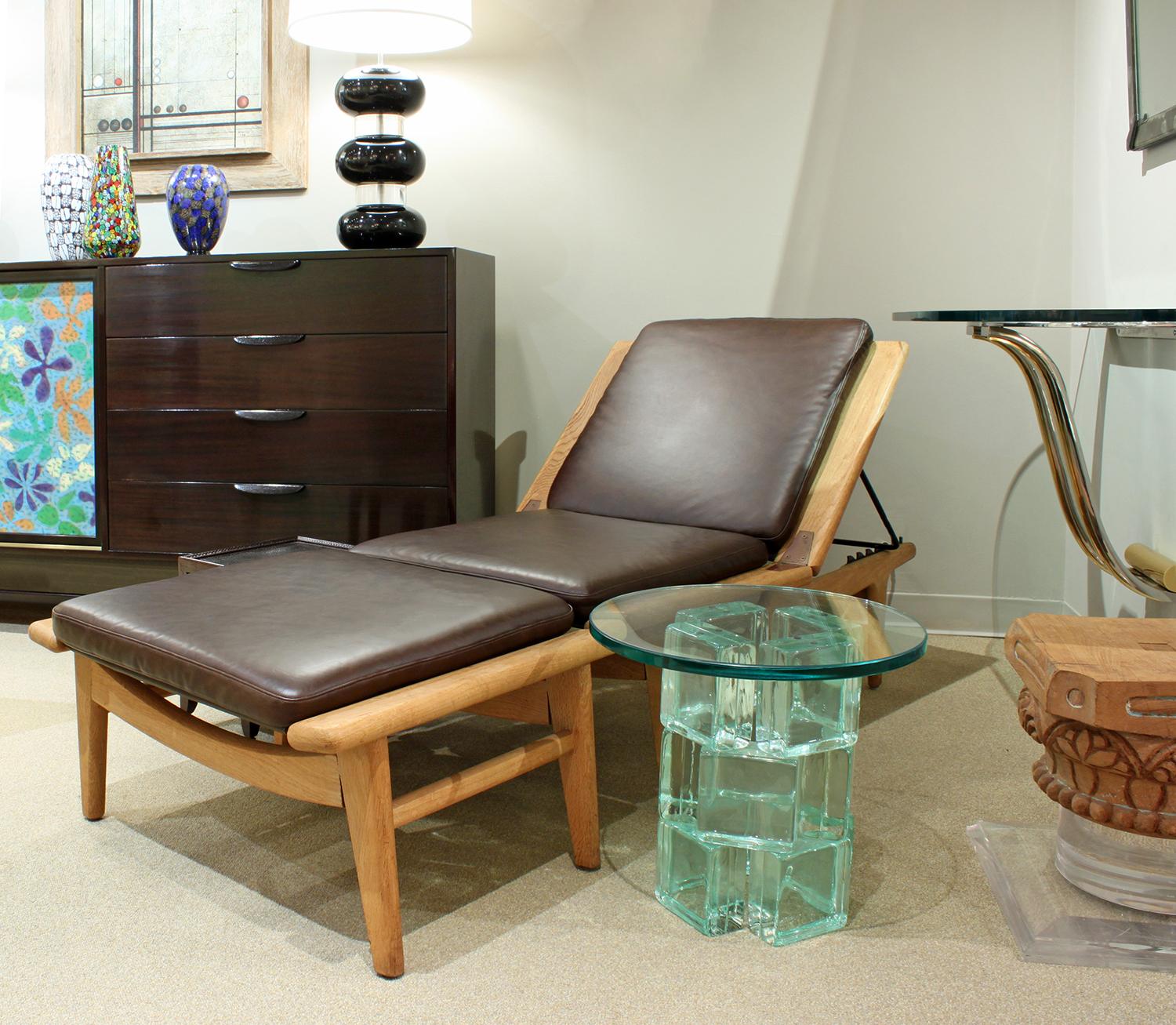 Meticulously Crafted Two-Piece Chaise by Hans Wegner at 1stDibs | hans ...