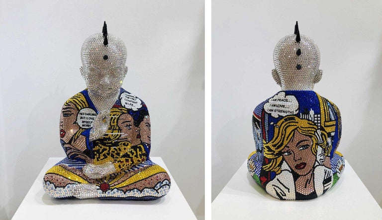 Metis Atash - PUNKBUDDHA large "Yes Darling" feat Lichtenstein at 1stDibs