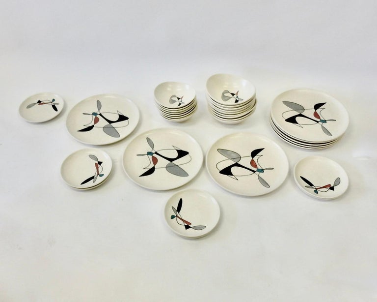 Metlox Poppy Trail California Contemporary 32 Piece Dinner Service for ...