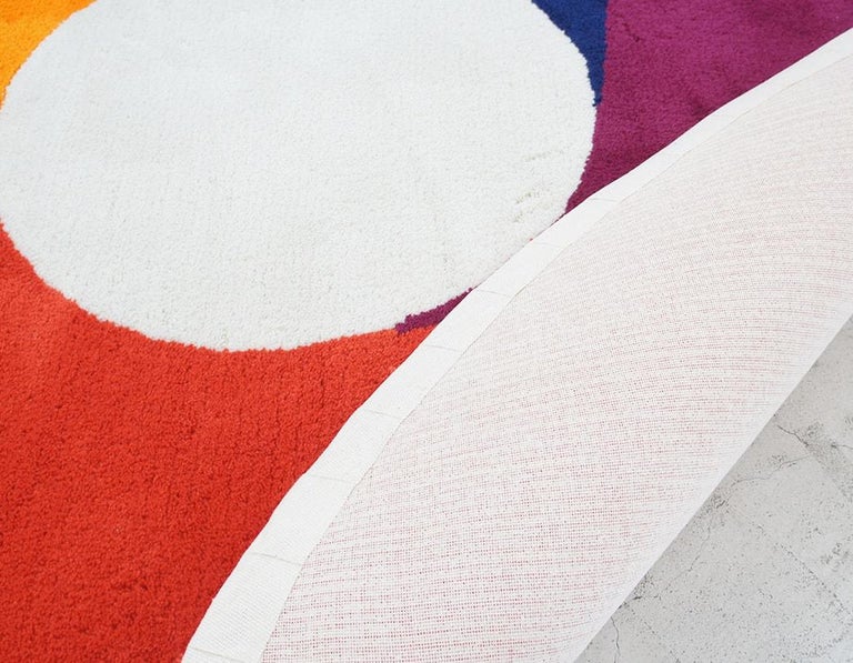 Metrocs - Max Bill - Wool Color Wheel Rug For Sale at 1stDibs