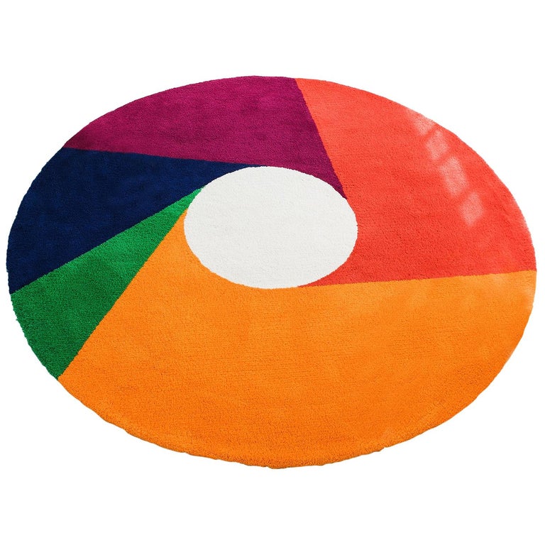 Metrocs - Max Bill - Wool Color Wheel Rug For Sale at 1stDibs