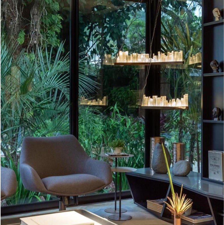 Metropolis Skyline Pendant Lamp For Sale at 1stDibs