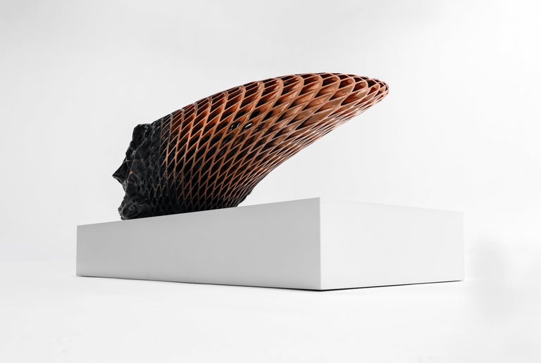 "Metsidian" Unique Coffee Table/Cocktail Table in Obsidian and Copper ...