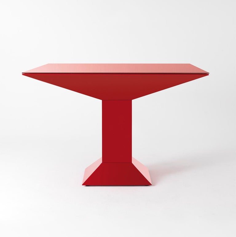 Mettsass Dining Table, Ettore Sottsass For Sale at 1stDibs