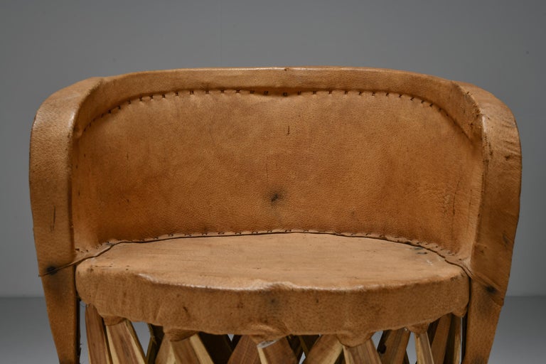 Mexican 'Art Populaire' Bar Stools at 1stDibs