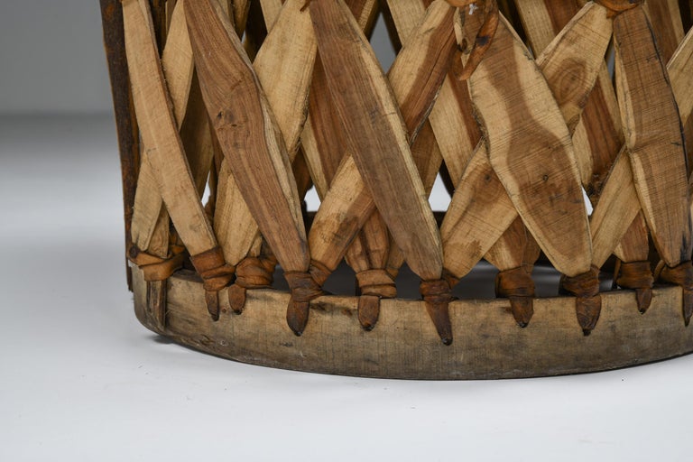 Mexican Art Populaire Bar Stools, Leather and Wood, 1970s For Sale at ...